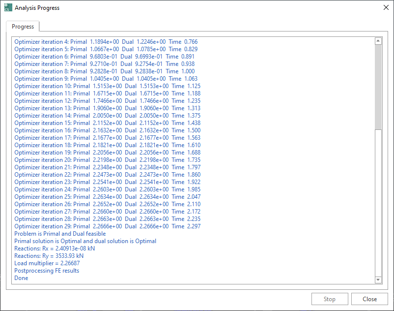 Step 4: Limit analysis - Optum CE