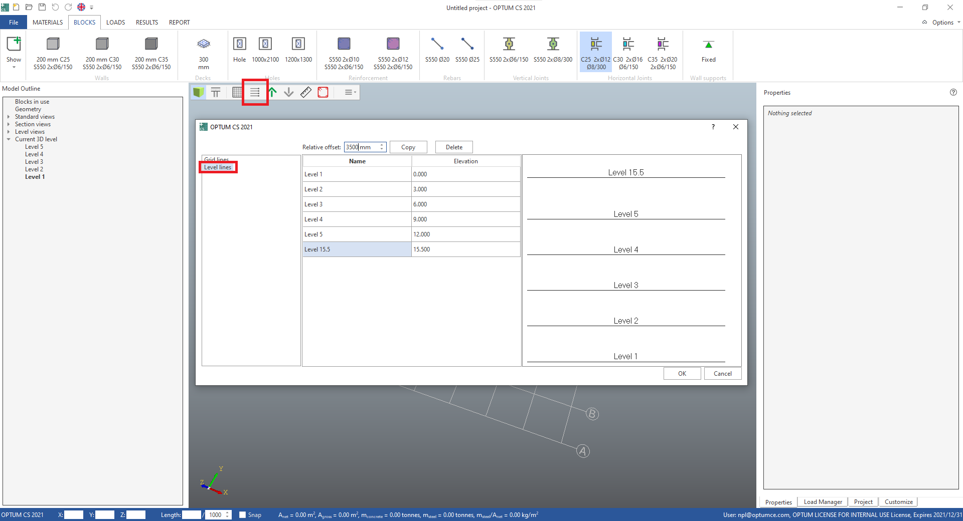 Add/edit levels - Optum CE